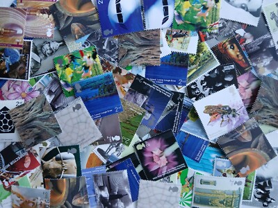 100 2nd Class, New, Genuine Royal Mail Pictorial, Commemorative Postage ...