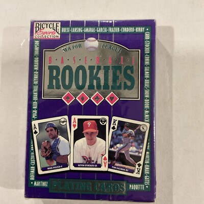 1993 Bicycle Baseball Rookies Playing Cards Factory Sealed ⚾️♨️♨️k | eBay