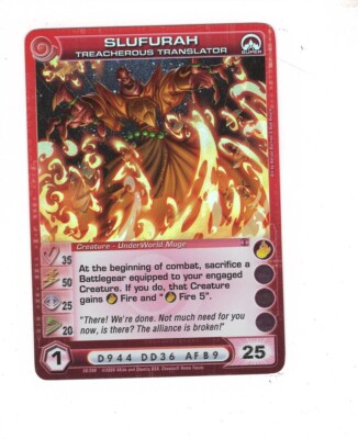 Chaotic Super Rare Underworld Slufurah Treacherous Translator | eBay