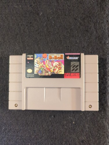 Looney Tunes B-Ball (Super Nintendo SNES 1995) Authentic Cart Only ...