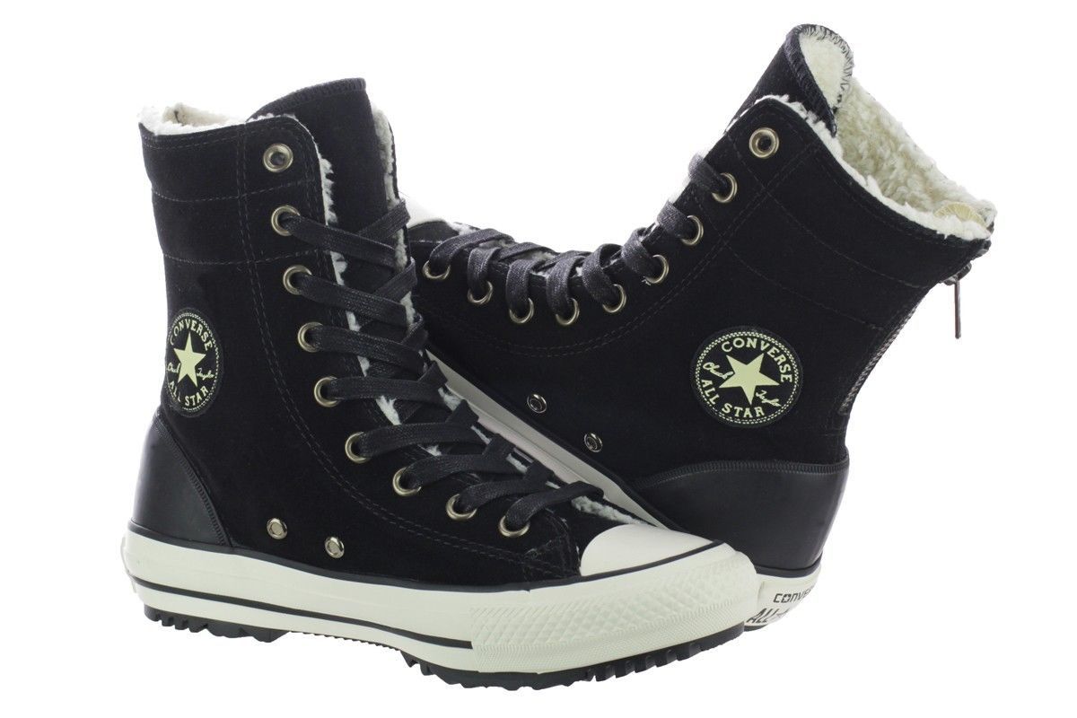 Converse Chuck Taylor High-Rise Boot Women 549593C Black Shoes Size 5 ...