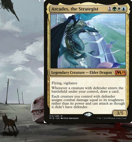 Arcades, the Strategist WALL Defender Commander Deck EDH MTG Magic ...