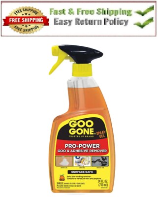 Goo Gone Pro Power Adhesive Remover Spray Gel, 24 oz. | eBay