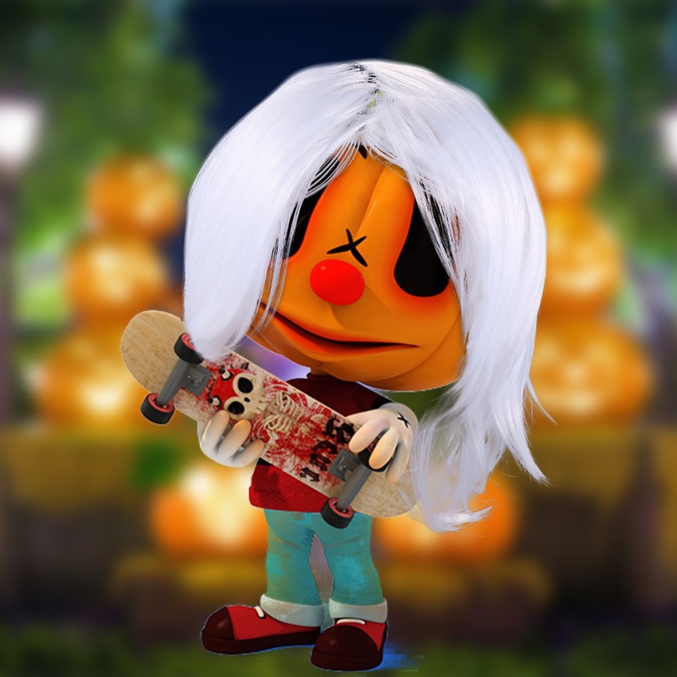 Short Straight White Wig Synthetic Fiber Hairpiece for Halloween ...