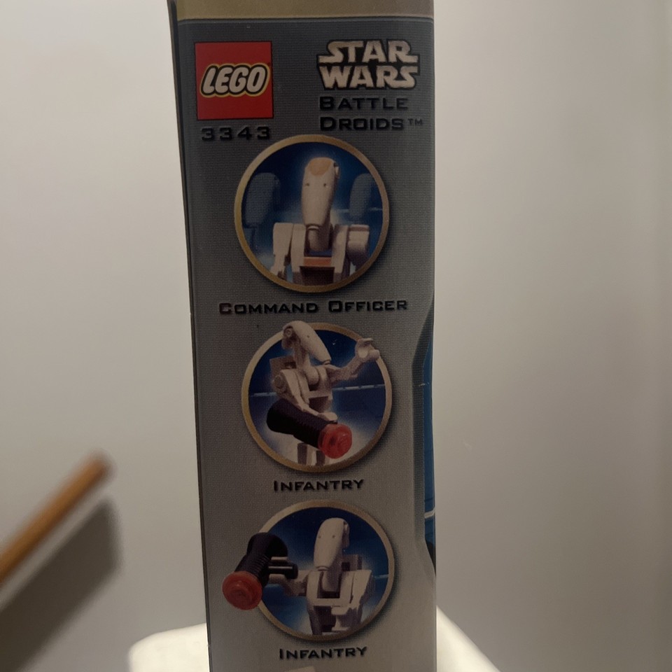LEGO Star Wars: Battle Droid Commander and 2 Battle Droids (3343) CIB ...