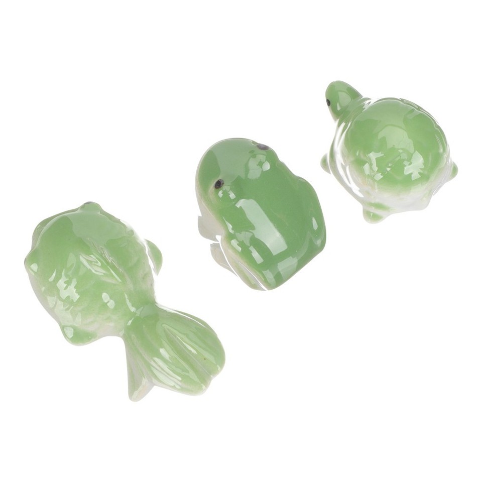 3 Pcs Ceramic Aquarium Decor Floating Decoration Fish Tank Statue ...