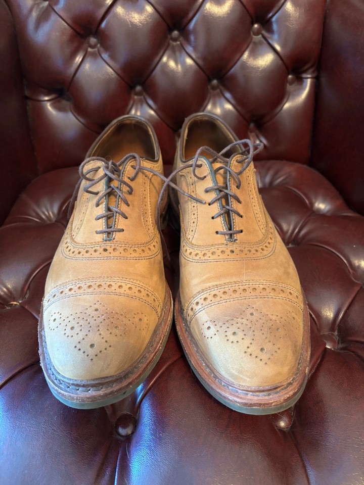 Allen Edmonds Tan Nubuck Strandmok, excellent condition, 10.5D, | eBay