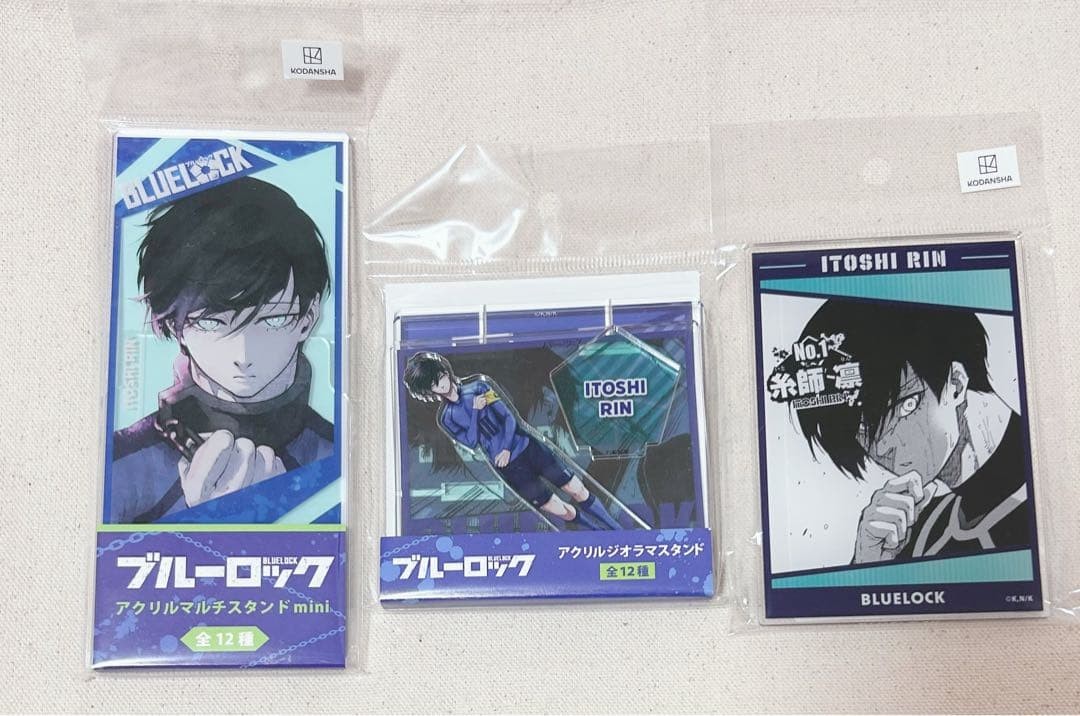 Blue Lock Itoshi Rin Acrylic Stand Original Opened Mini Panel Good | eBay