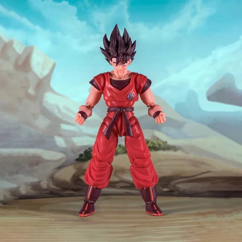 Demoniacal Fit Dragon Ball Z SHF Son Goku Kaio Ken Scarlet Martial ...