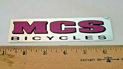 OLD SCHOOL BMX MCS STICKER | eBay