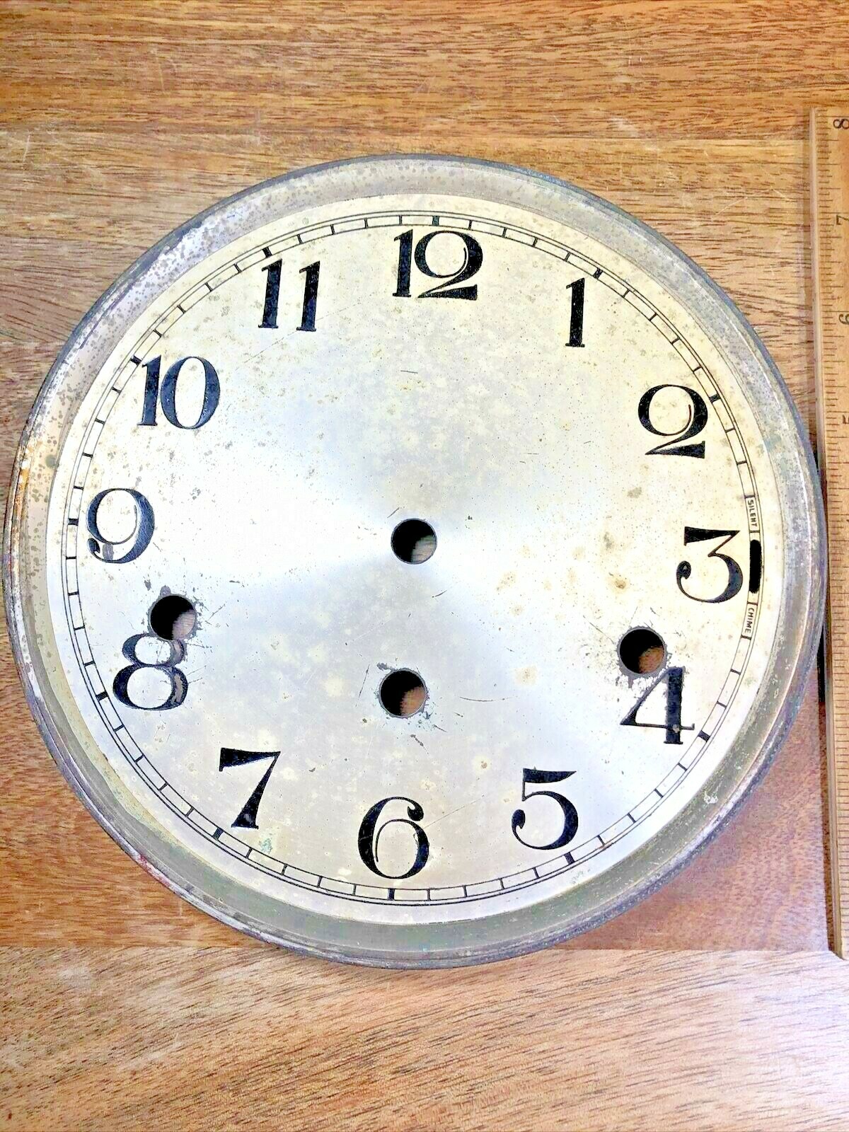 Kienzle Clock Dial Pan 7 5/16 Inch Diameter (See Pics To ID Mvmt ...