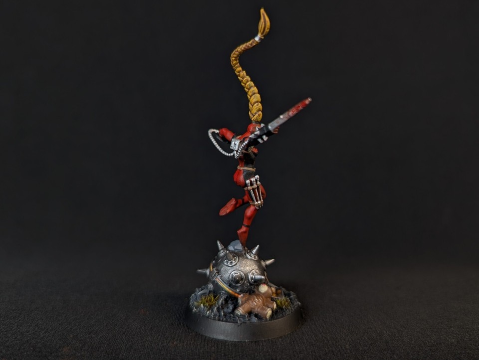 Warhammer commission painted Callidus Assassin Lady Deadpool sheme | eBay