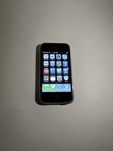 Working Apple iPhone 1st gen(iPhone 2G) 8GB Black Unlocked USA Model ...
