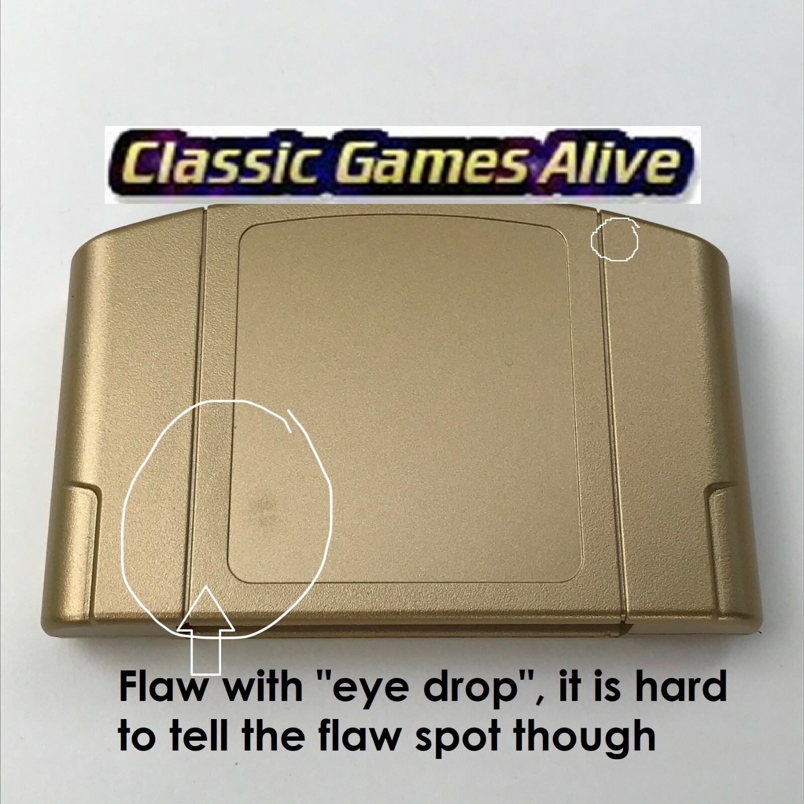 The Legend of Zelda Ocarina of Time GOLD Case Shell for N64 or NES ...