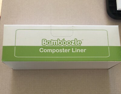 New Bamboozle Composter Liner Bags compostable Roll Of 50 In Box ...
