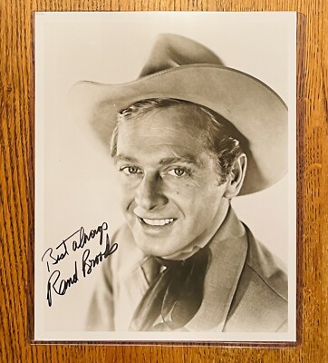 Rand Brooks Signed 8x10 Photo Inscribed Autograph | eBay