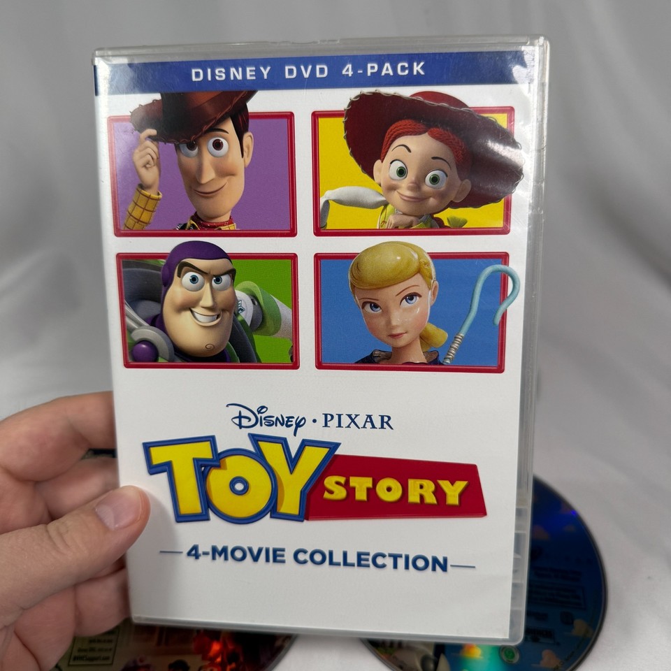 Toy Story Complete 4-Movie Collection DVD Set 1-4 (1,2,3,4) - Discs ...