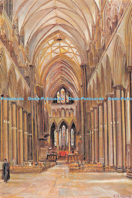 D031855 Evensong at Salisbury Cathedral. W. R. Royle and Son Limited ...
