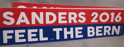 WHOLESALE LOT OF 20 BERNIE SANDERS FEEL THE BERN BUMPER STICKERS 2016 ...