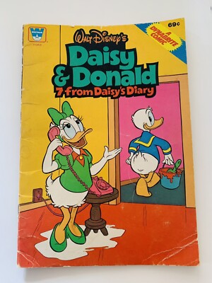 Walt Disney's Daisy & Donald Duck Whitman Dynabrite Comics 1978 Vintage ...