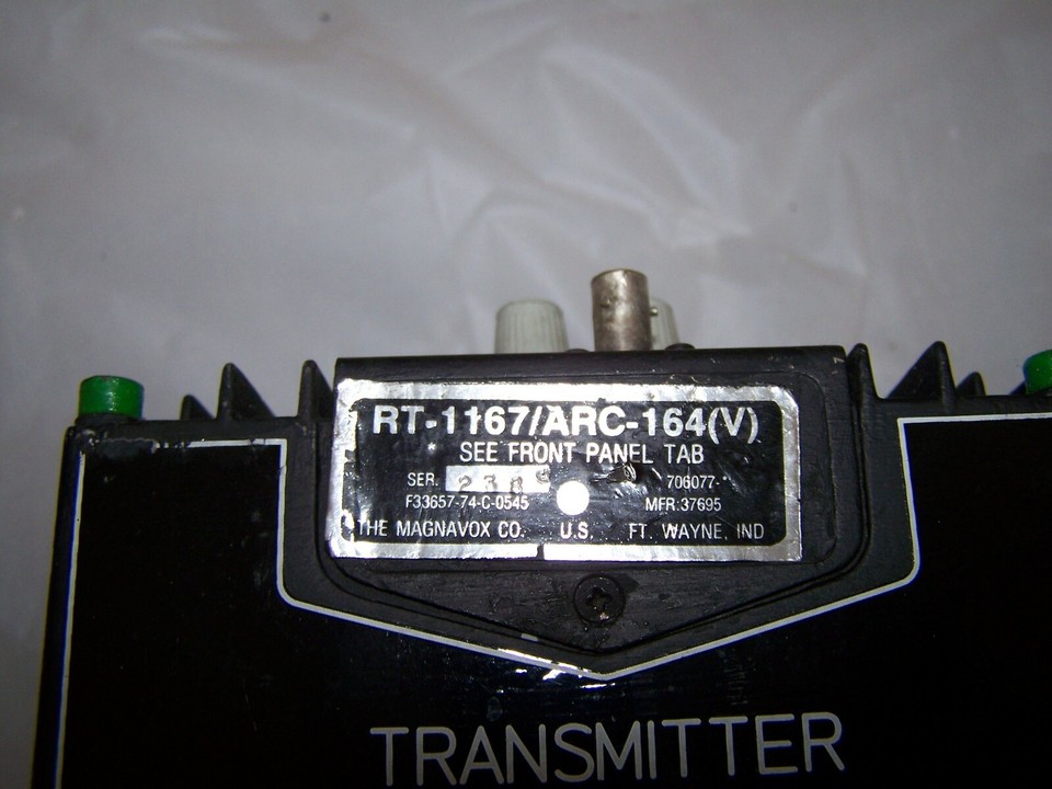 ARC-164(V) RT1167 Collins UHF Military Aircraft Radio | eBay