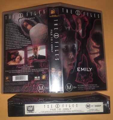 X-Files Emily : VHS VIDEO : NEW & SEALED : Rear Find : Never Played ...