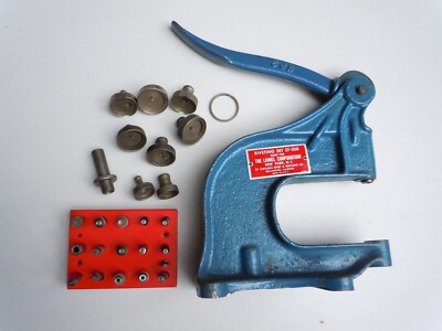 Lionel Rivet press ST 350 with wheel cups and rivet dies | eBay