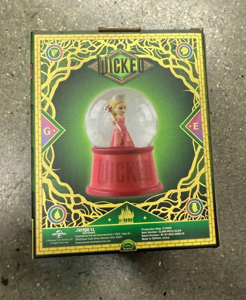 Wicked the Musical Mini Snow Globe Set – Elphaba & Glinda – NEW | eBay