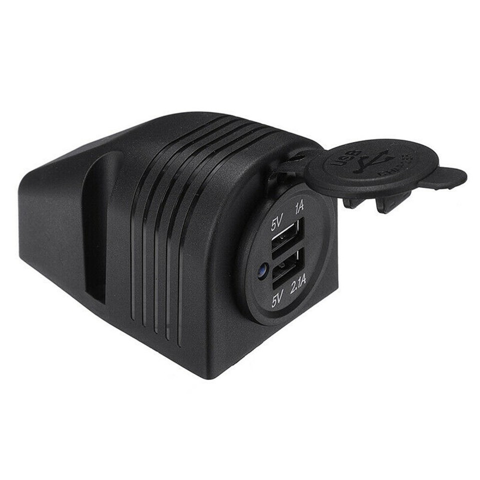 Caravan USB Power Socket Twin Ports Waterproof 12V/24V RV/Motorhome ...