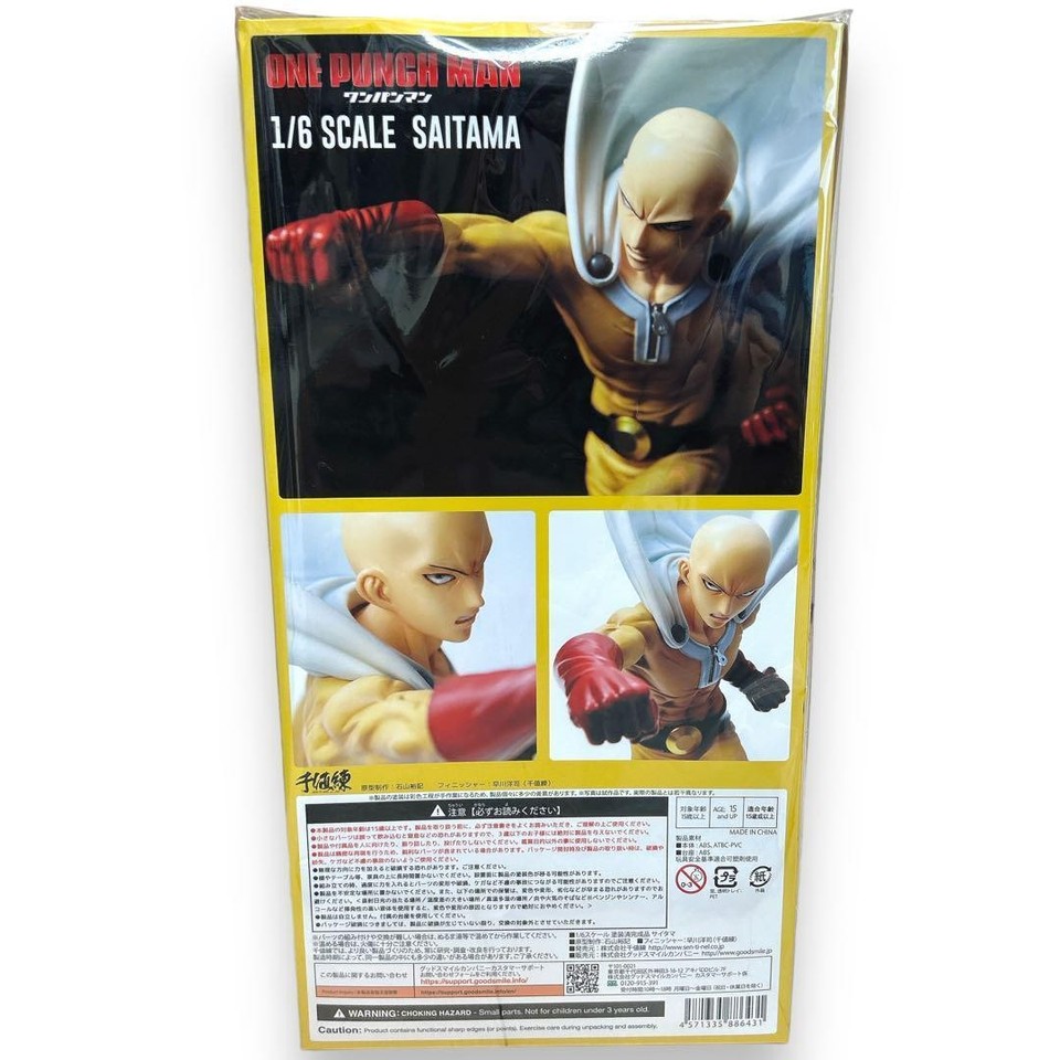 Sentinel 1/6 Saitama One-Punch Man Justice Execution Figure Good Smile ...