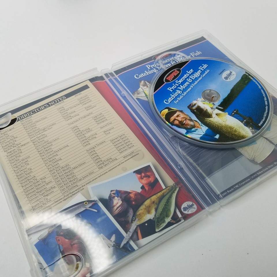 Rapala Pros Secrets for Catching More and Bigger Fish (DVD, 2003 ...