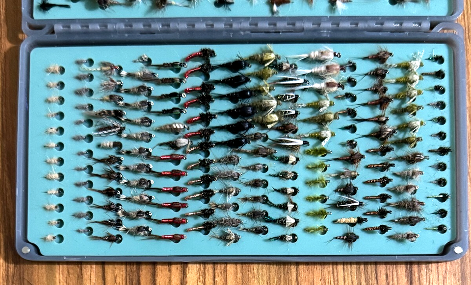 336 New Trout Flies & Tacky Fly Box, Fly Fishing NR | eBay