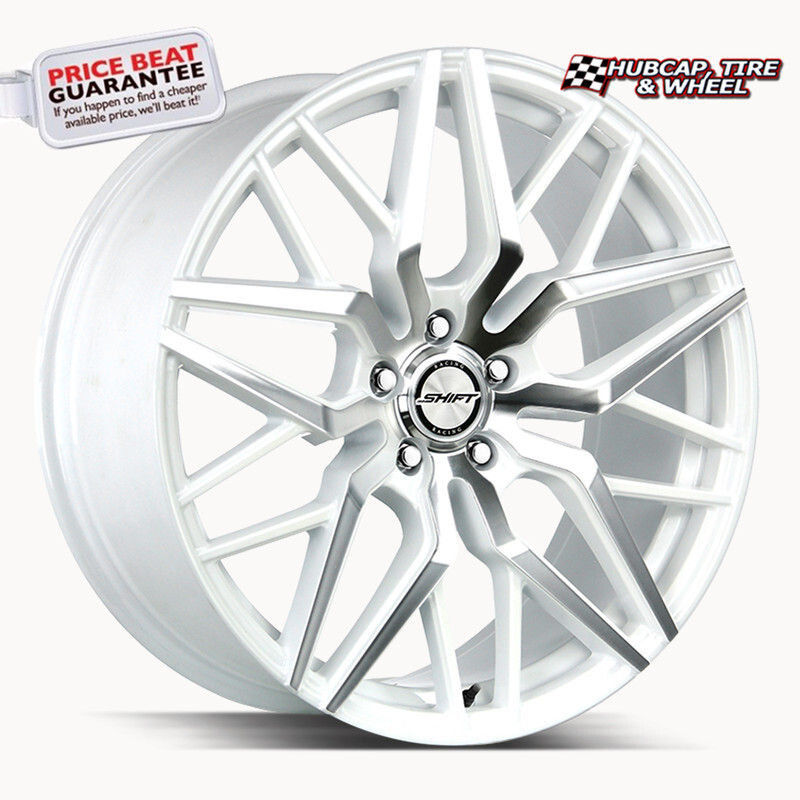 SHIFT H33 SPRING WHITE MACHINED - 20X8.5 - 5X114.3 BP, 0 Offset (1 ...