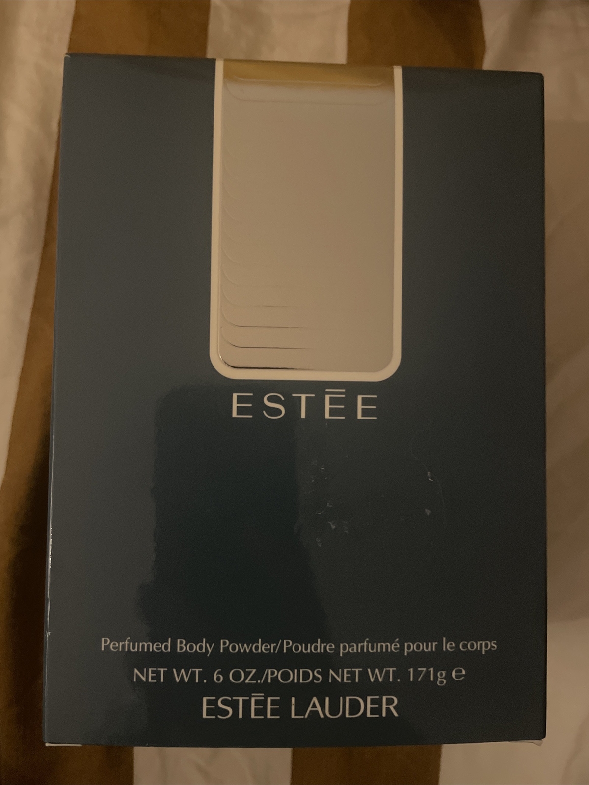 ESTEE Perfume Bath Dusting Powder NOS Estee Lauder W Puff 6oz RARE ...