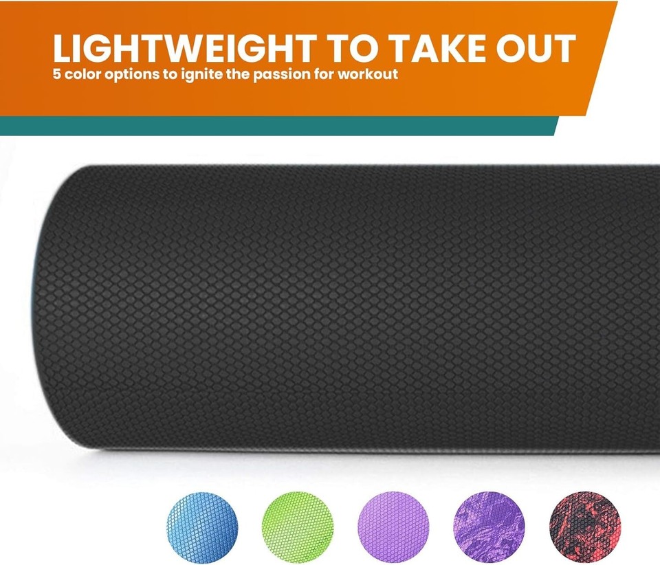 Maximo Fitness Exercise Foam Roller Trigger Point Self Massage Gym ...