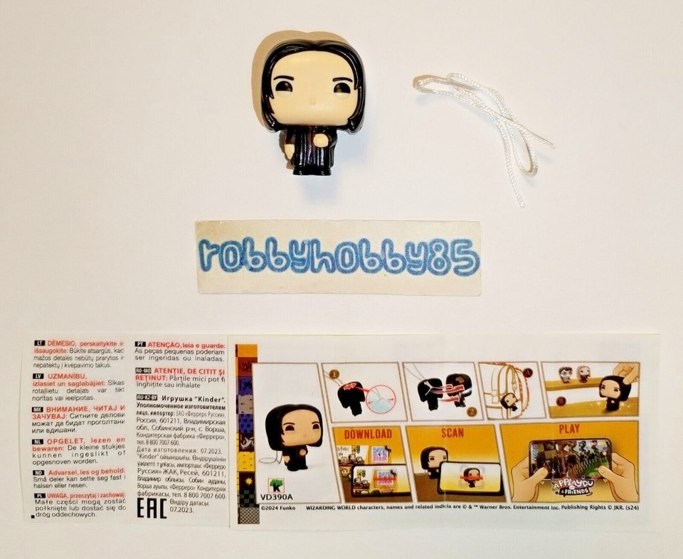 HARRY POTTER QUIDDITCH FUNKO POP SORPRESINE A SCELTA KINDER JOY ITALIA ...