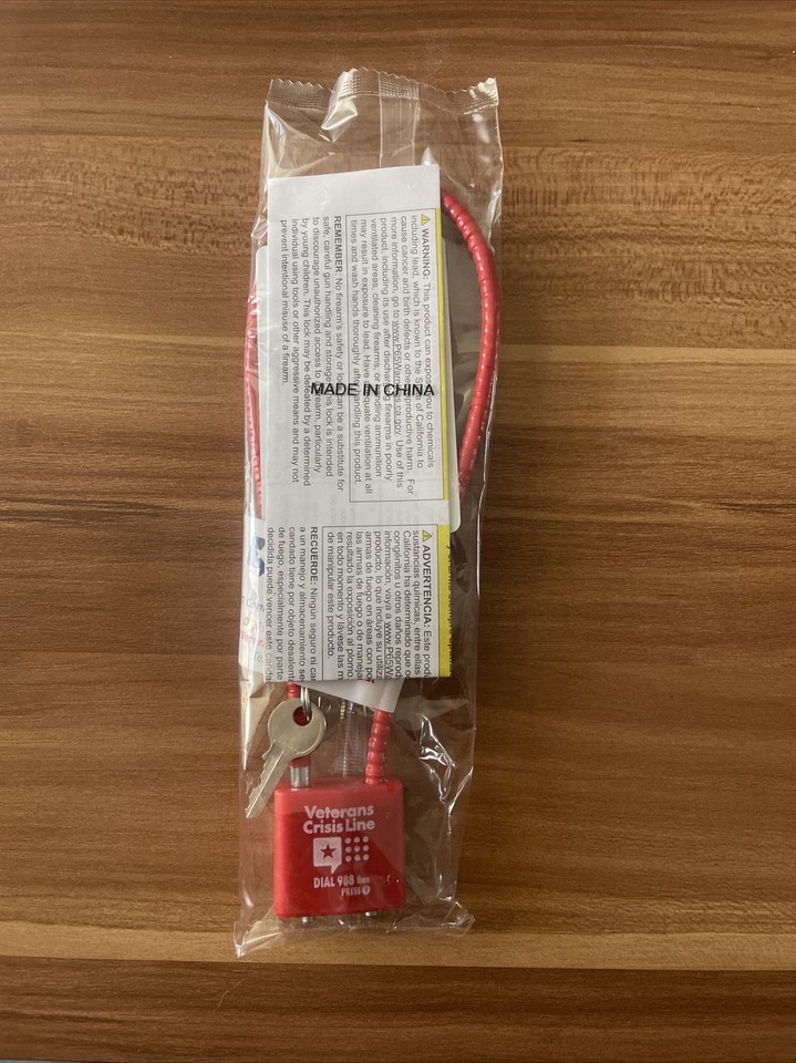 Cable Gun Locks 15" for Pistol Shotgun & Rifle Veterans Crisis Line | eBay