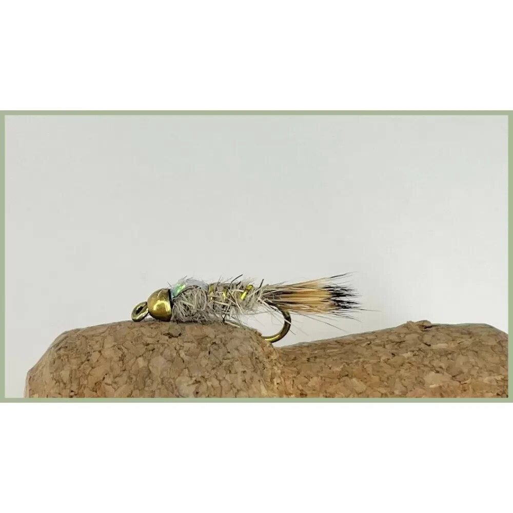 Boxed Trout Flies, 24 Pheasant Tail & Hares Ear Flies in a lanyard Fly ...