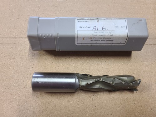 Diamond PCD Turbo Compression bit 3 wing 21.6 mm x70mm x 25mm L/C LH ...