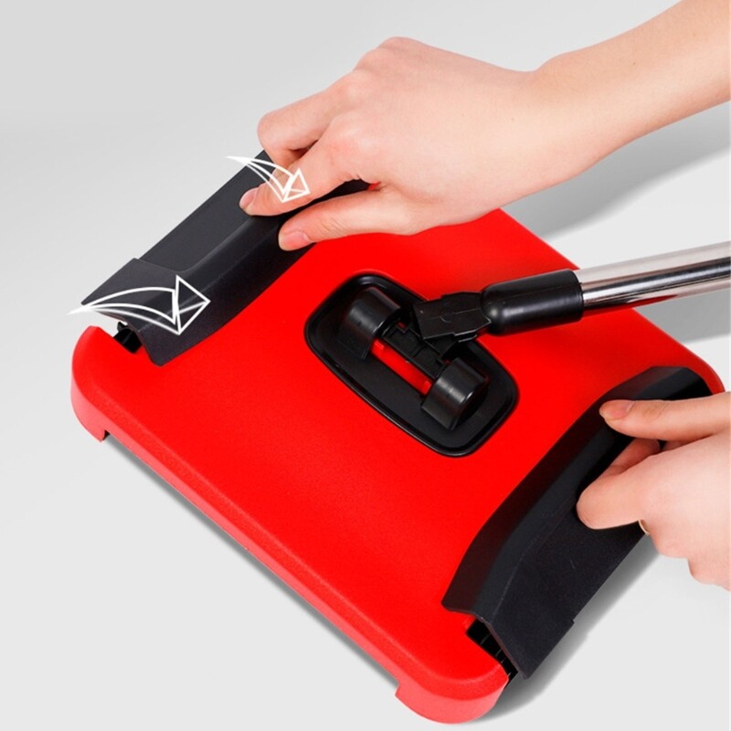 Manual Carpet Sweeper Broom Rotatory Efficient Cleaner Brush Sweeping ...