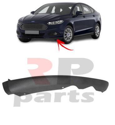 FOR FORD MONDEO 15-17 NEW FRONT BUMPER LOWER SPOILER MOLDING BLACK LEFT ...