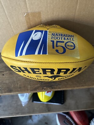 AFL SHERRIN YELLOW 150 YEARS FULL SIZE | eBay