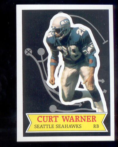 1984 Topps CURT WARNER Seattle Seahawks Rare Send-In Rookie Card | eBay