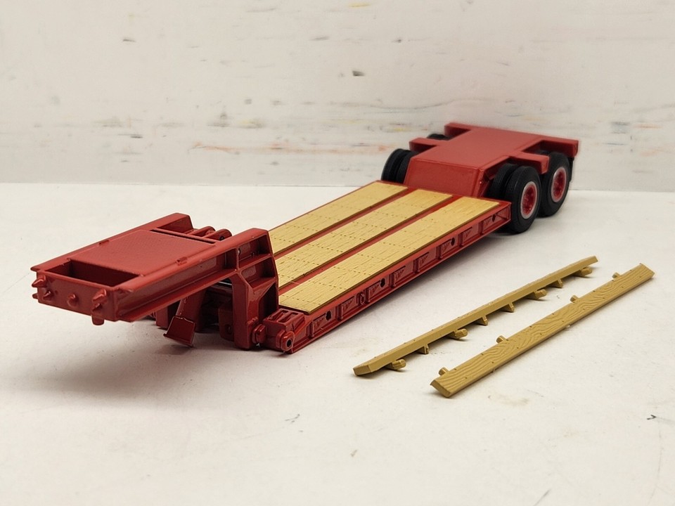 New 1/64 DCP Red Tandem Axle Rogers Lowboy Trailer | eBay
