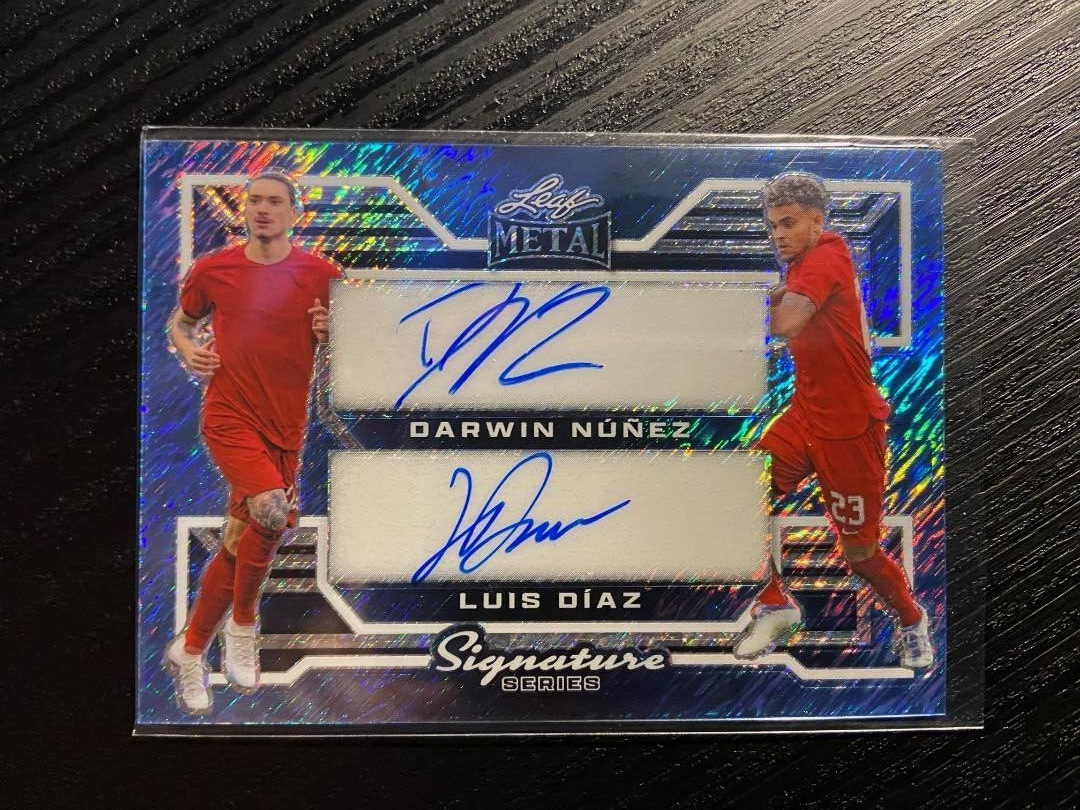 2024 Leaf Signature Series Darwin Nunez/ Luis Diaz Dual Auto Card ...