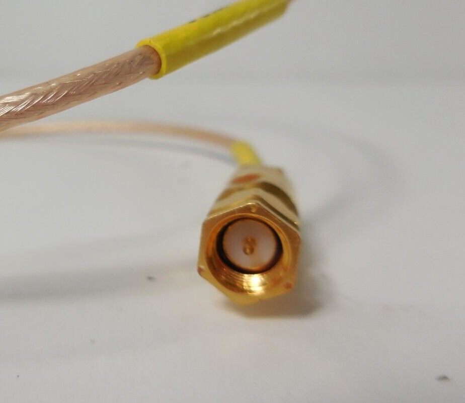 SMA Male to SMA Angle Male M39027/5 MIL Spec Double Shield RF Coax ...