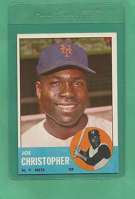 1963 Topps New York Mets Joe Christopher # 217 NM-MT Tough Card !!! | eBay