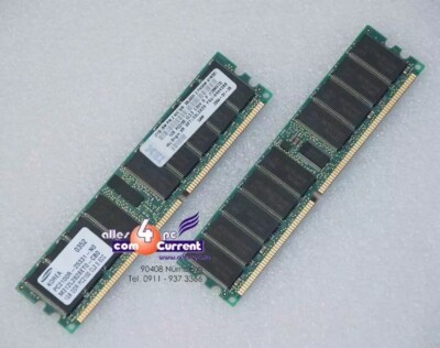 IBM 1GB DDR RAM Memory 33L5039 09N4308 PC2100R-25331 Server Series 335 ...