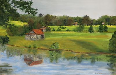 Jones Barns (14.5 x 20.75) --Giclee Print by Shelley Koopmann | eBay