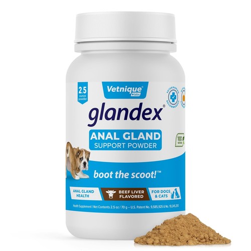 Labs Glandex Dog Fiber Supplement Powder for Anal Glands with Pumpkin ...